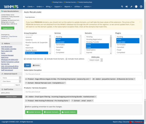 WHMCS – Auto Recalculate Prices nulled - WHMCS - Phoenix.lol